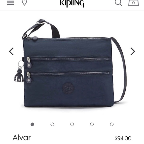 Kipling | Bags | Kipling Alvar Crossbody Purse Dark Blue Nwot | Poshmark